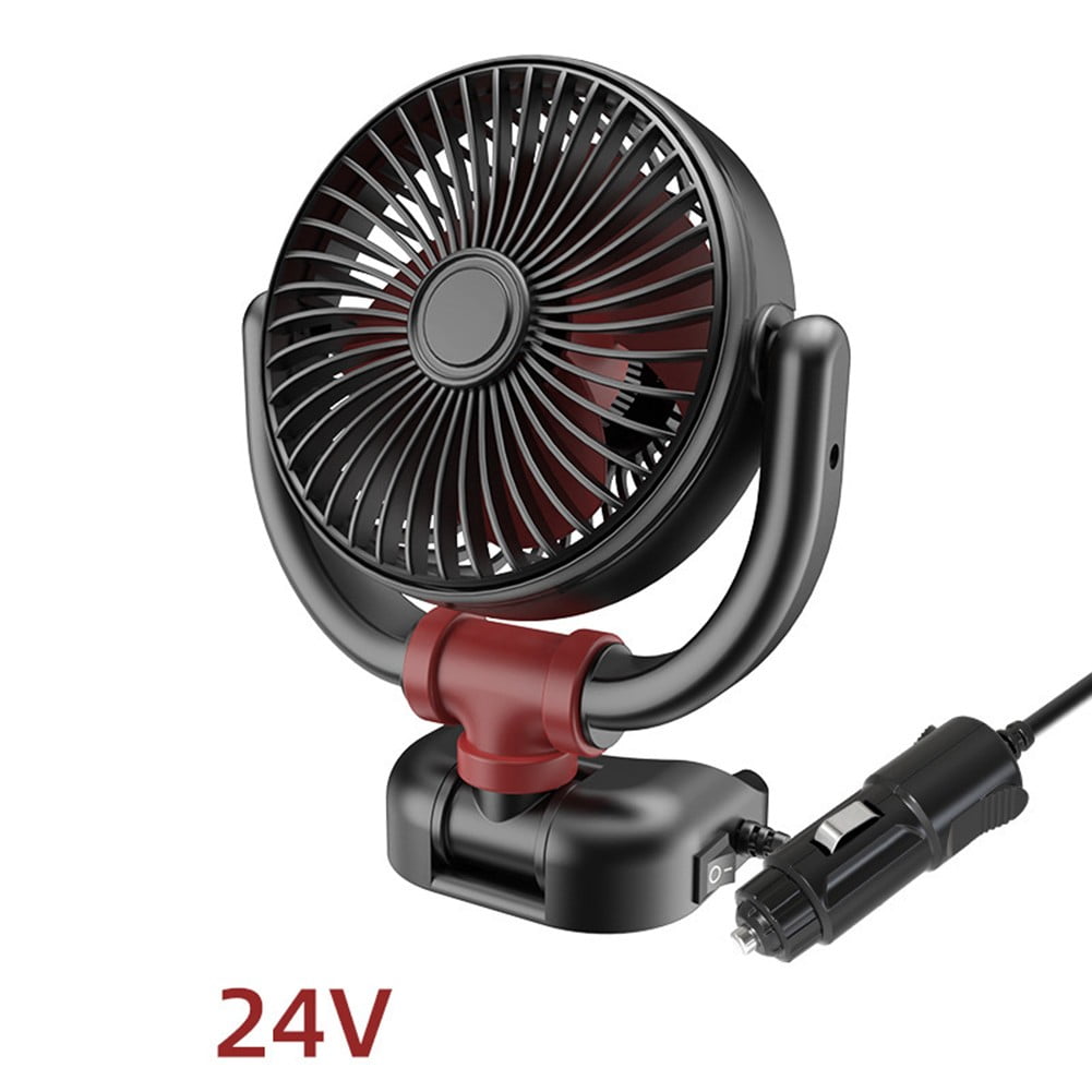 BAGUER 12V 24V Car Dashboard Powerful Fan Rotatable Air Vent Cooling ...