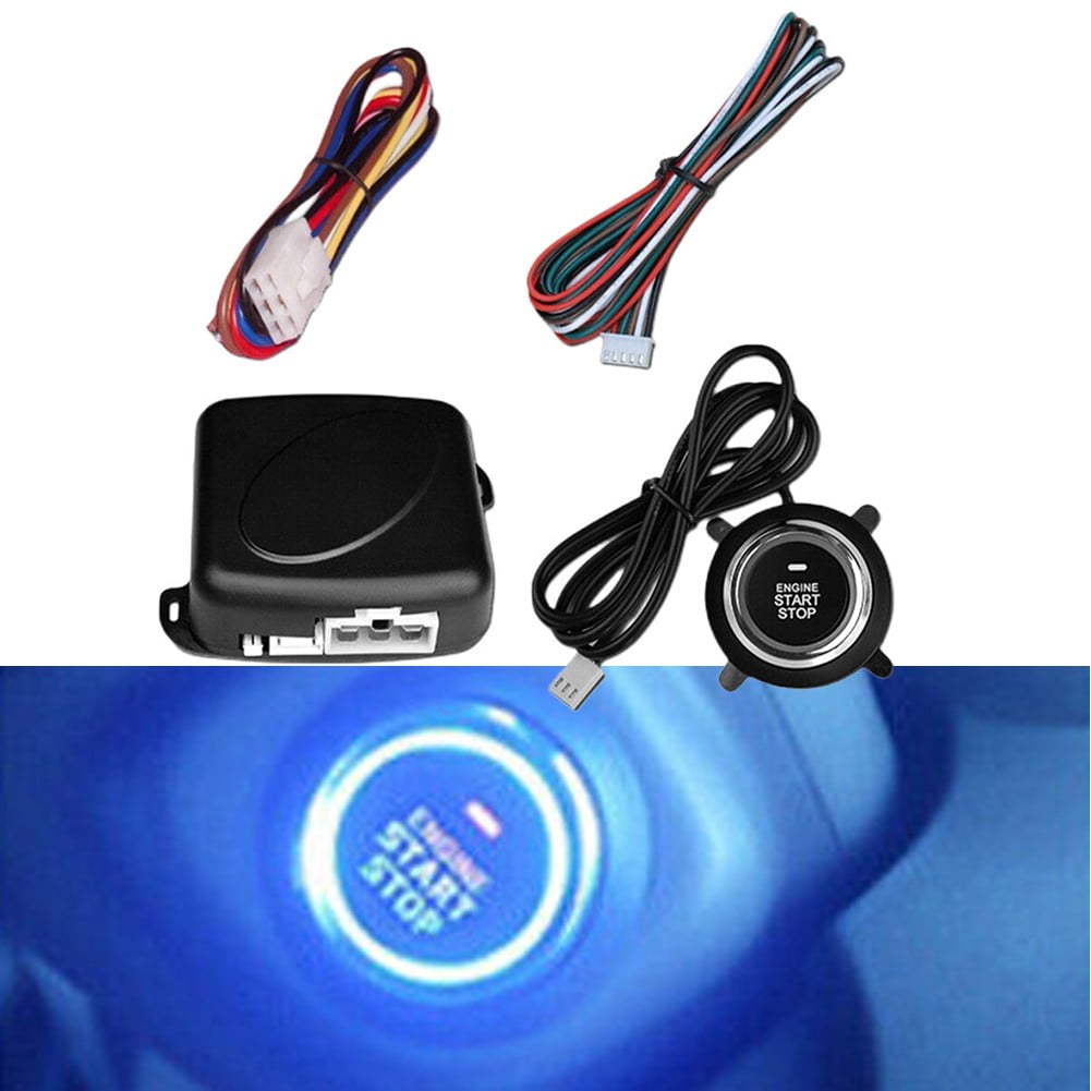 BAGUER 12V Keyless Start System Remote Control -Button Start System Car ...