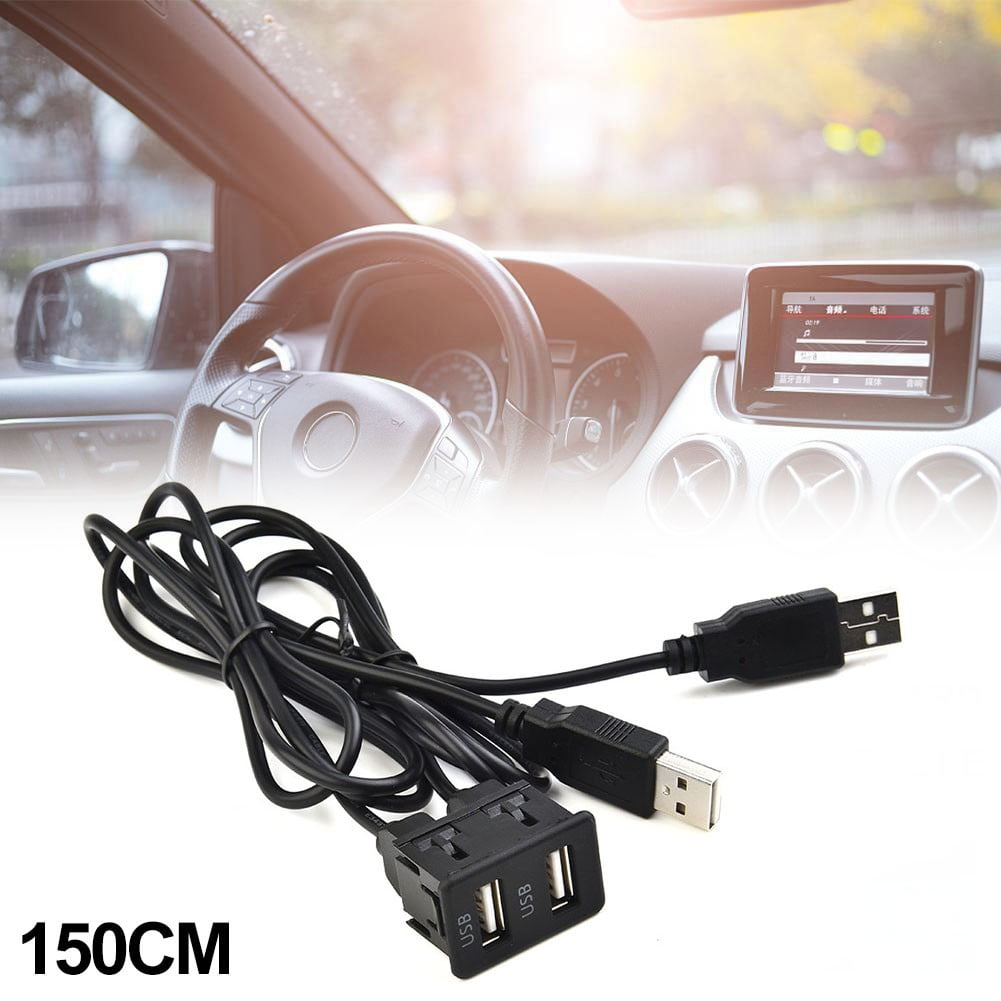 BAGUER 150cm Aux Usb Usb A-Type Cable Car Dash Correct Connector Direct ...