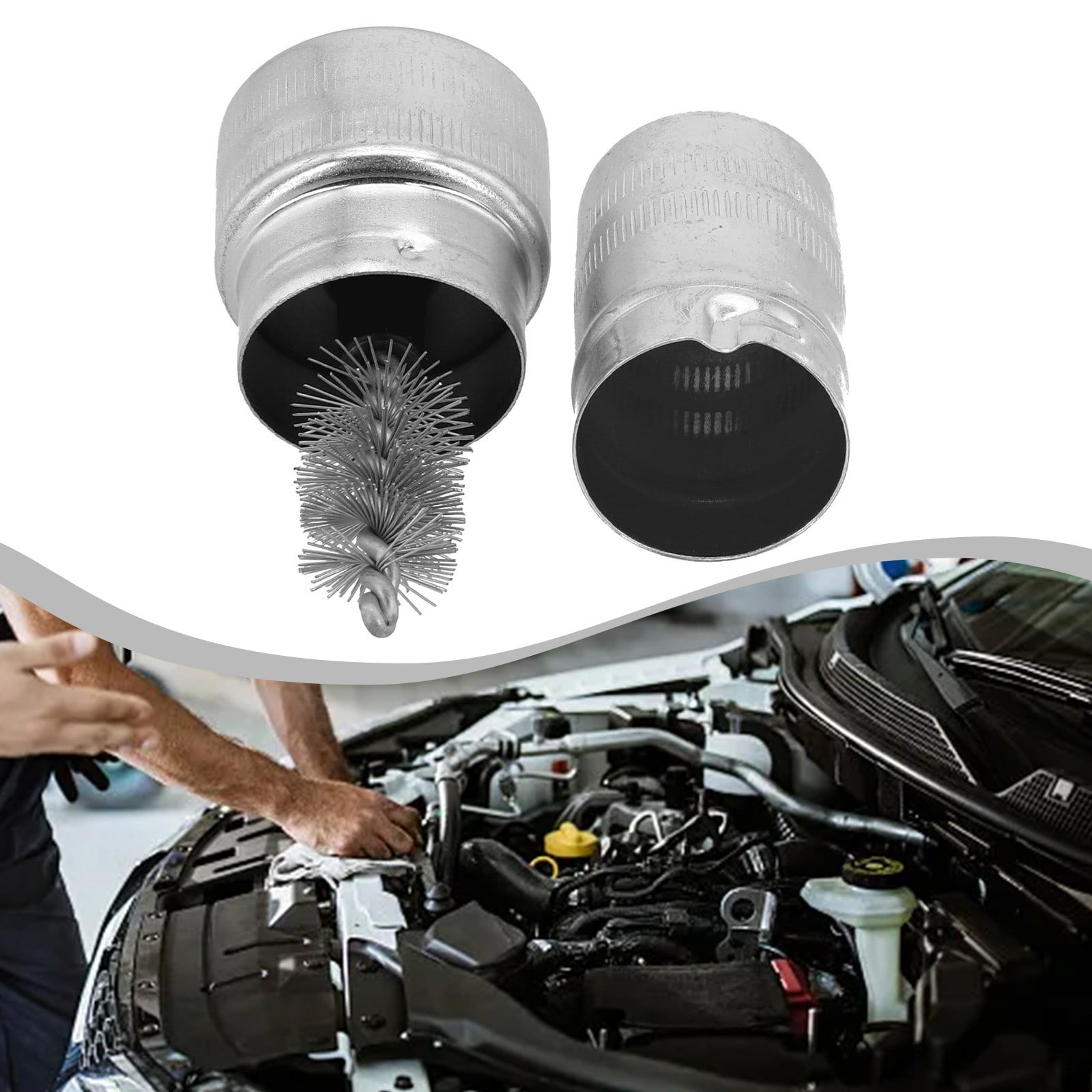 BAGUER 1PCS ABS+Steel Wire Auto Car Battery Brush Wash Cleaning-Tools ...