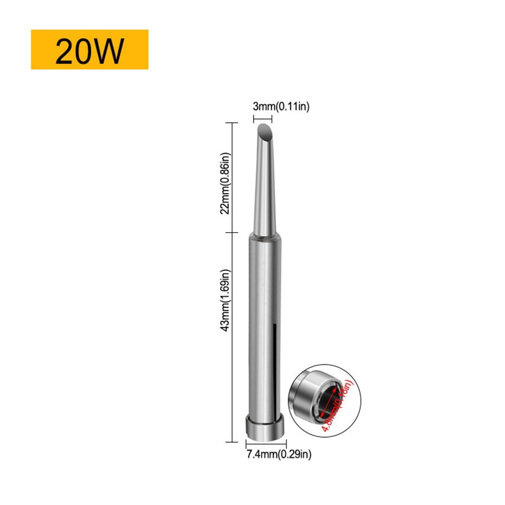 BAGUER 1Pc 20W 35W 50W Soldering Iron Tip Internally Heated Soldering ...