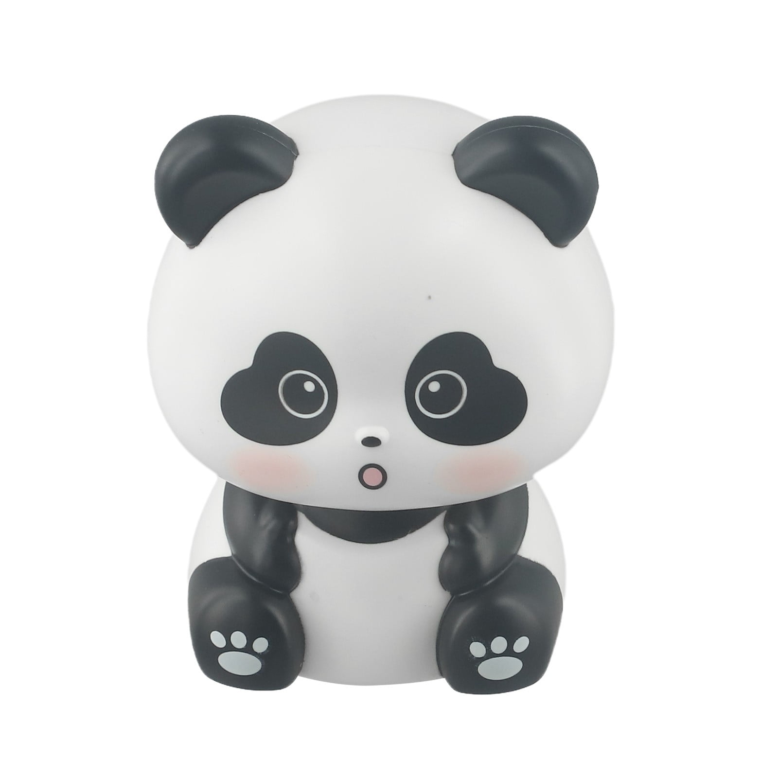 BAGUER 1Pc Solar Powered Nodding Panda Good Luck Panda Ornaments ...