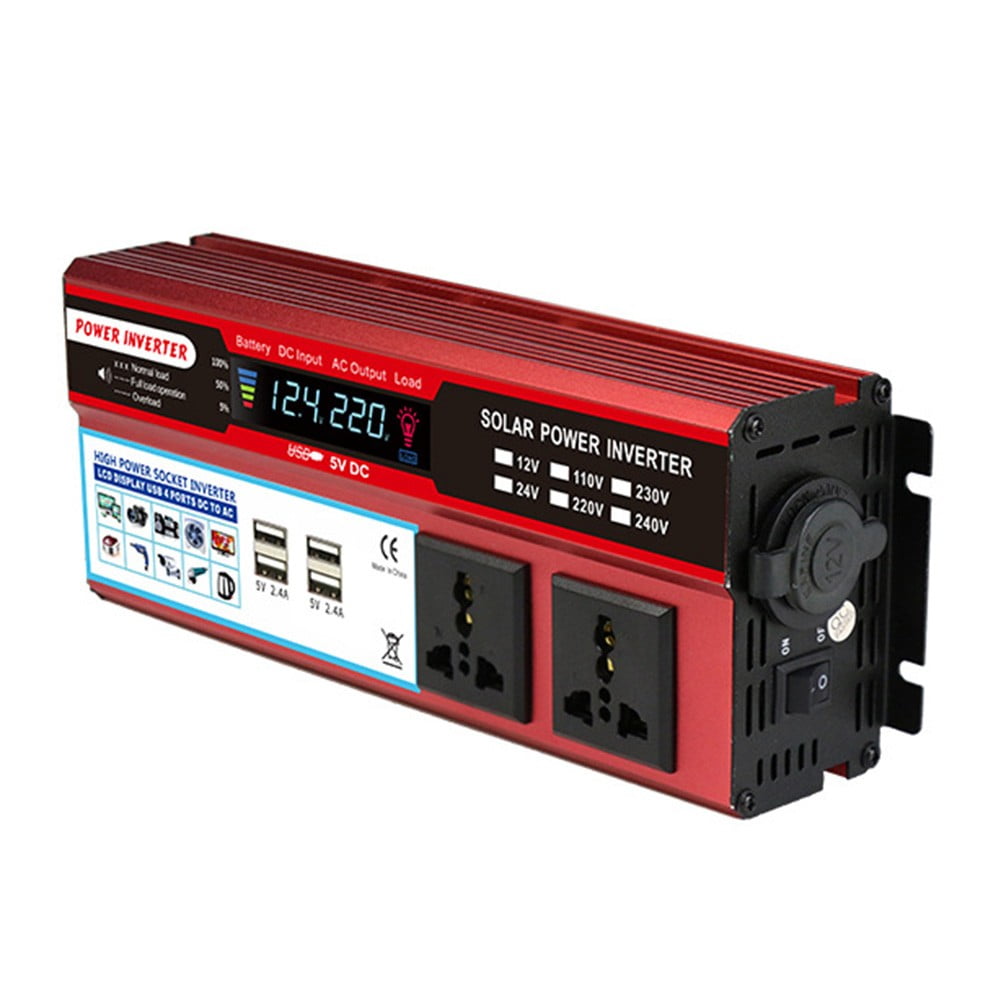 BAGUER 2000w inverter Car inverter inverter Power Converter with 4 Usb ...