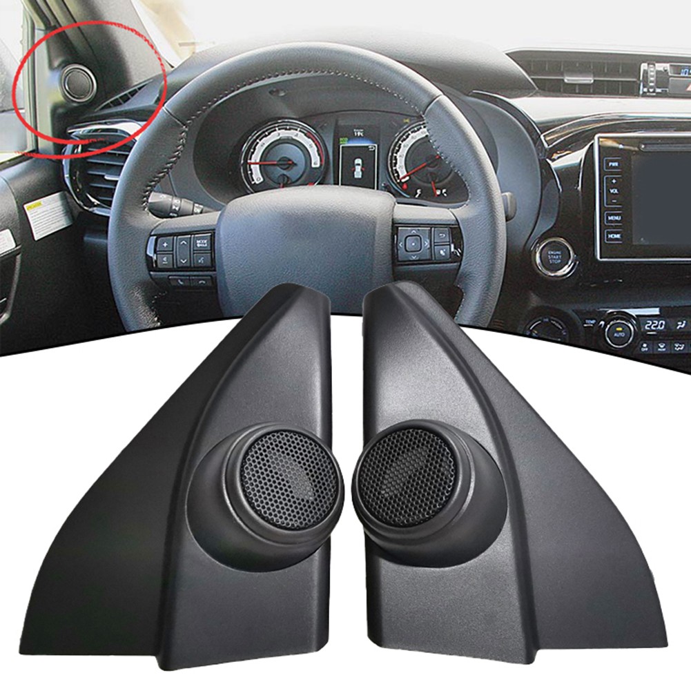 BAGUER 2Pcs Car A-Pillar Speaker Covers for Toyota Hilux for Fortuner ...