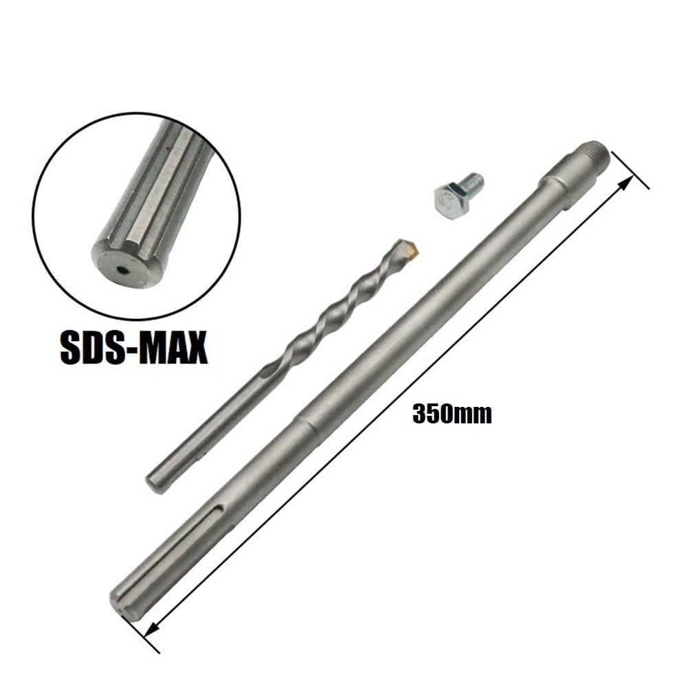 BAGUER 320mm Carbide Round Rod Hex Sds-Max Shank Concrete Stone Wall ...
