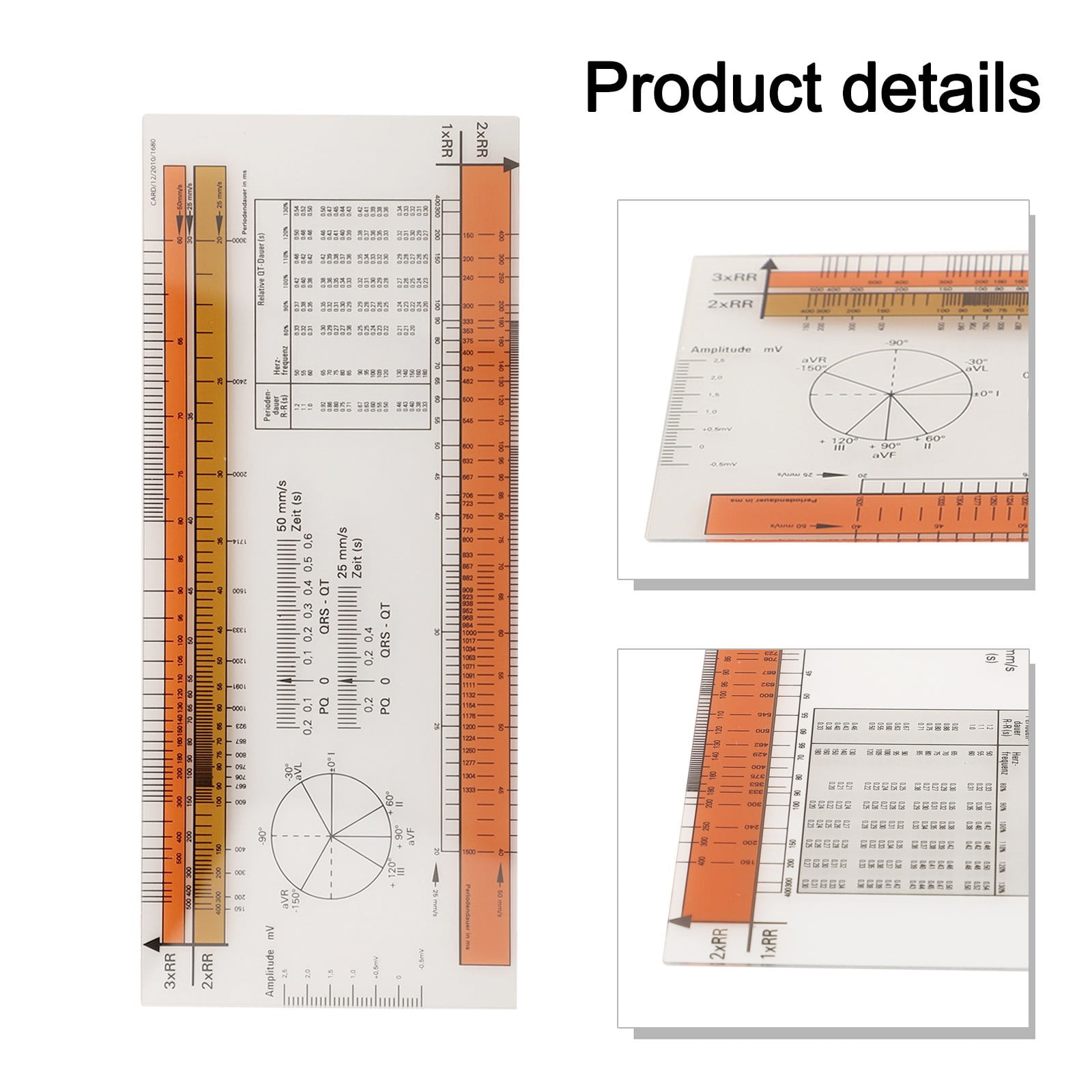 BAGUER 3Pcs Goniometer Divider Transparent Measuring Ruler Goniometer ...