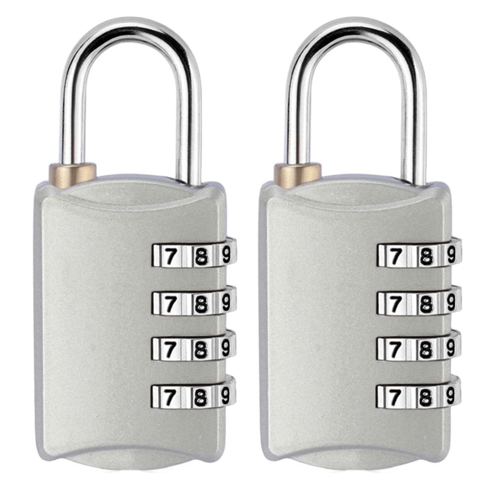 BAGUER 4 Digit Combination Lock Waterproof Padlock for School Gymnasium ...