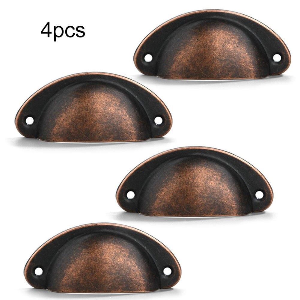 BAGUER 4 PCS Antique Metal Kitchen Drawer Cabinet Door Handle Home ...