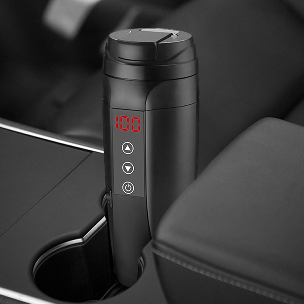 BAGUER 450ML Car Heated Smart Cup 304 Stainless Steel Automobile Water ...