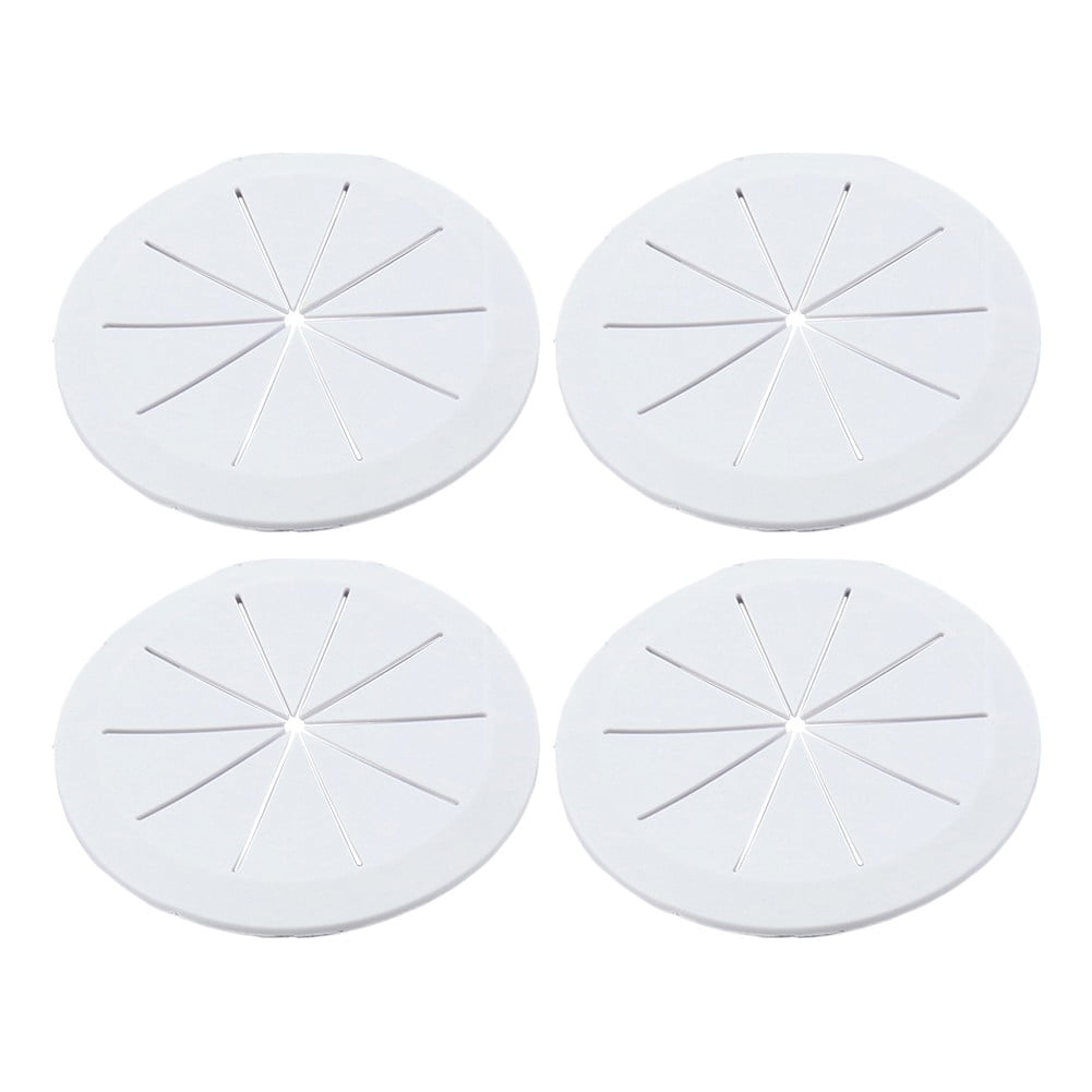 BAGUER 4Pcs Desk Cable Hole Covers Computer Desk Line Hole Covers Desk ...