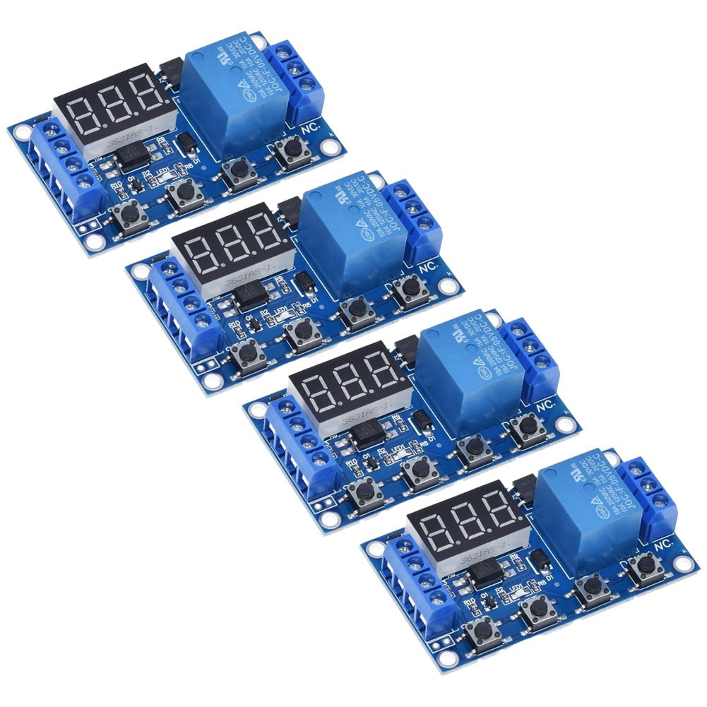 BAGUER 4X Programmable Time Delay Relay Module with Display - Versatile ...