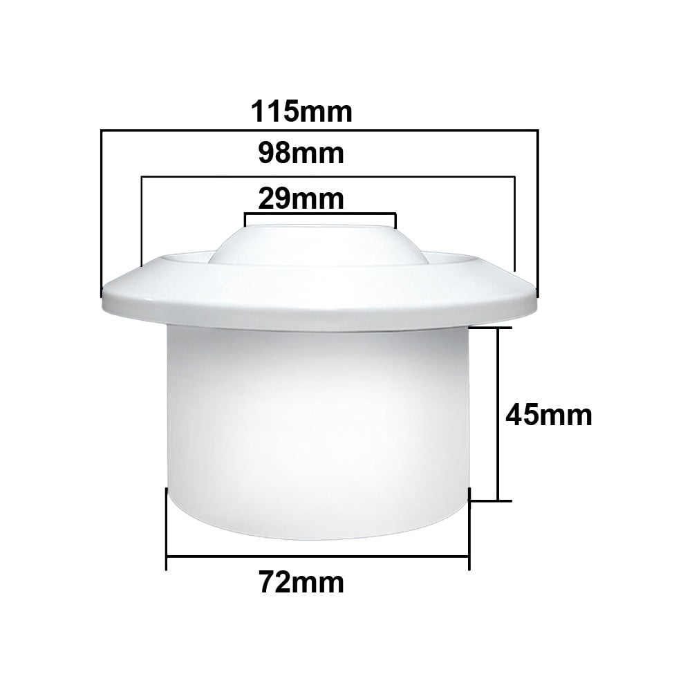 BAGUER ABS Circular Jet Spherical Nozzle Air Vent for Airport Station ...
