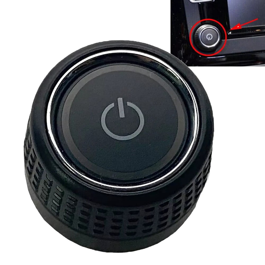 BAGUER Auto Car Radio Knob Switch Button Turn Knob for Golf 6 for Skoda ...