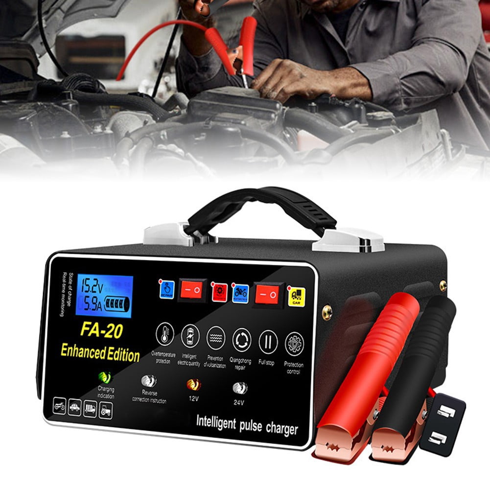 BAGUER Car Battery Charger Fully Automatic High Frequency intelligent ...