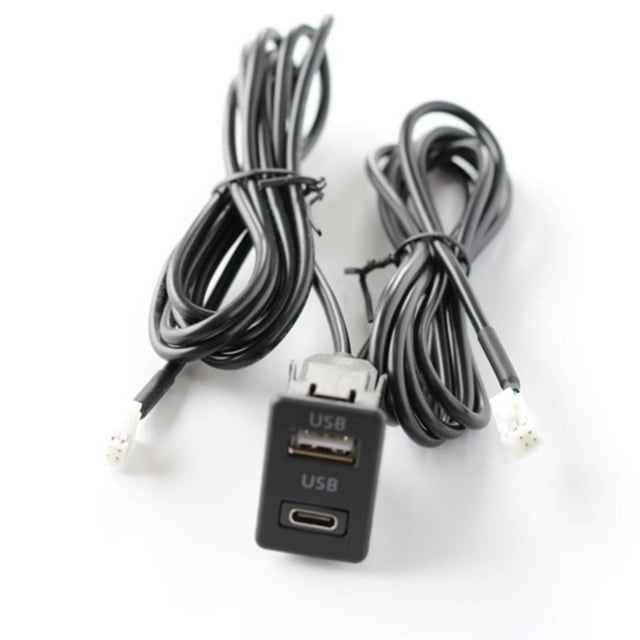 BAGUER Car- Dash Mount Usb+Type-C Port- Panel Interface Extension 145cm ...