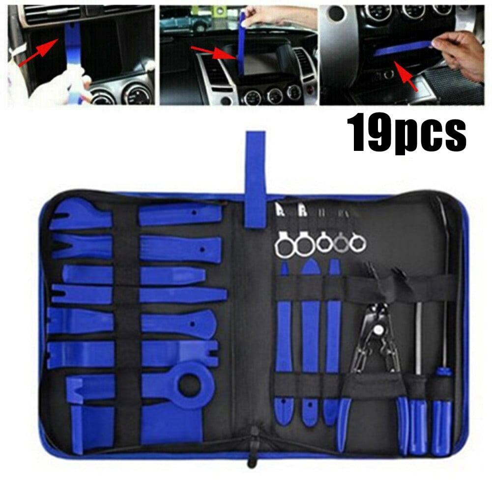 BAGUER Car Trim Removal Tool 19-Set Molding Pry Kit Auto Panel Door ...