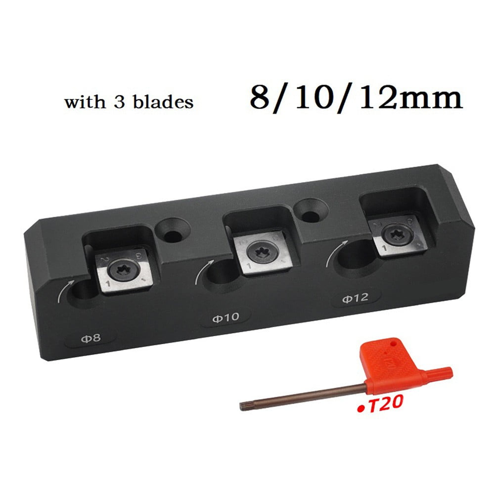 BAGUER Carbide Inserts Dowel Maker Jig Plate Wooden Wood Dowel Round ...