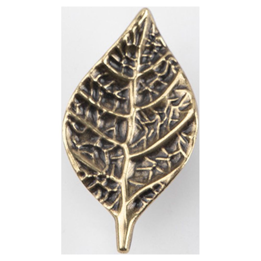 BAGUER Decorative Leaf Drawer Handles Zinc Alloy Cabinet Knobs for Home ...