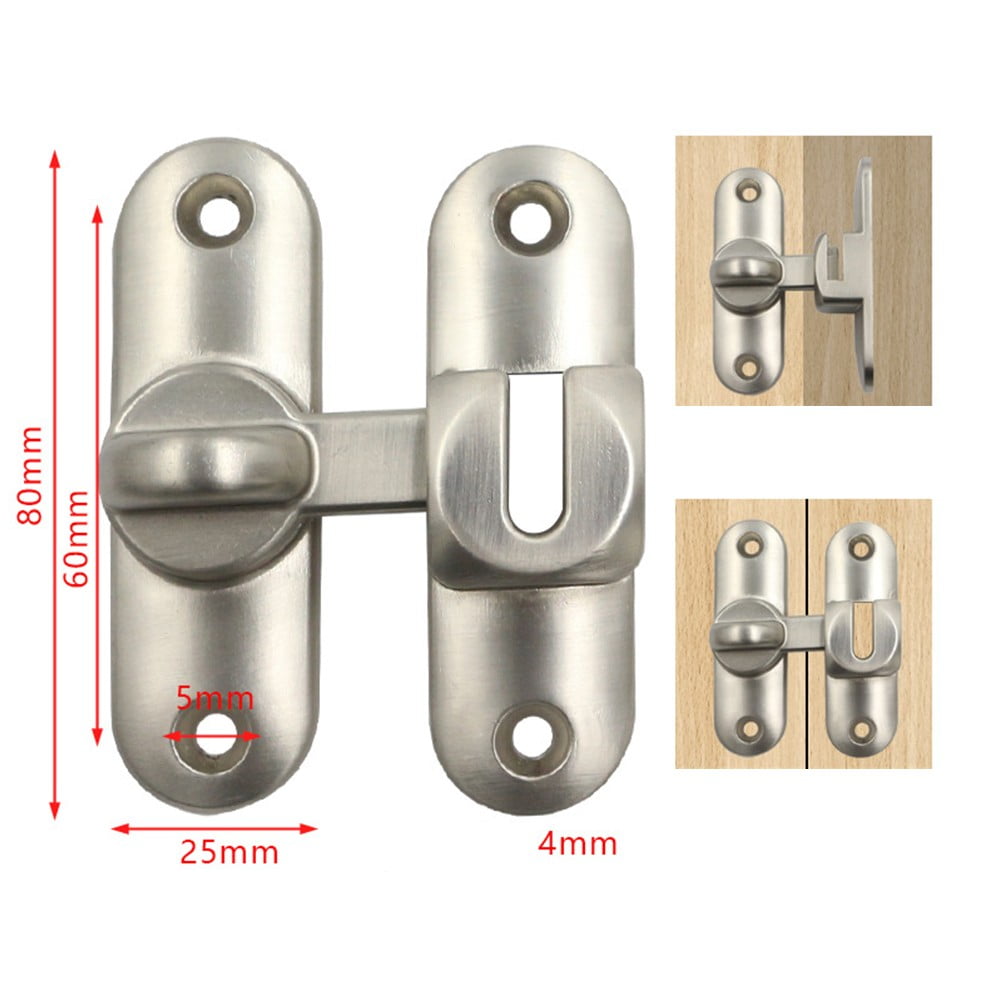 BAGUER Easy to use Sliding Gate Barn Door Lock Hook Latch Bolt ...