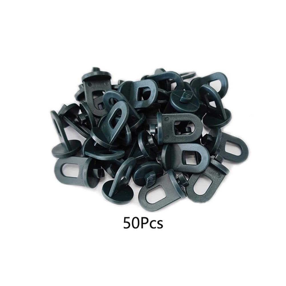 BAGUER Greenhouse Hooks Hanger, Plastic Greenhouse Clips Fixing Clips ...