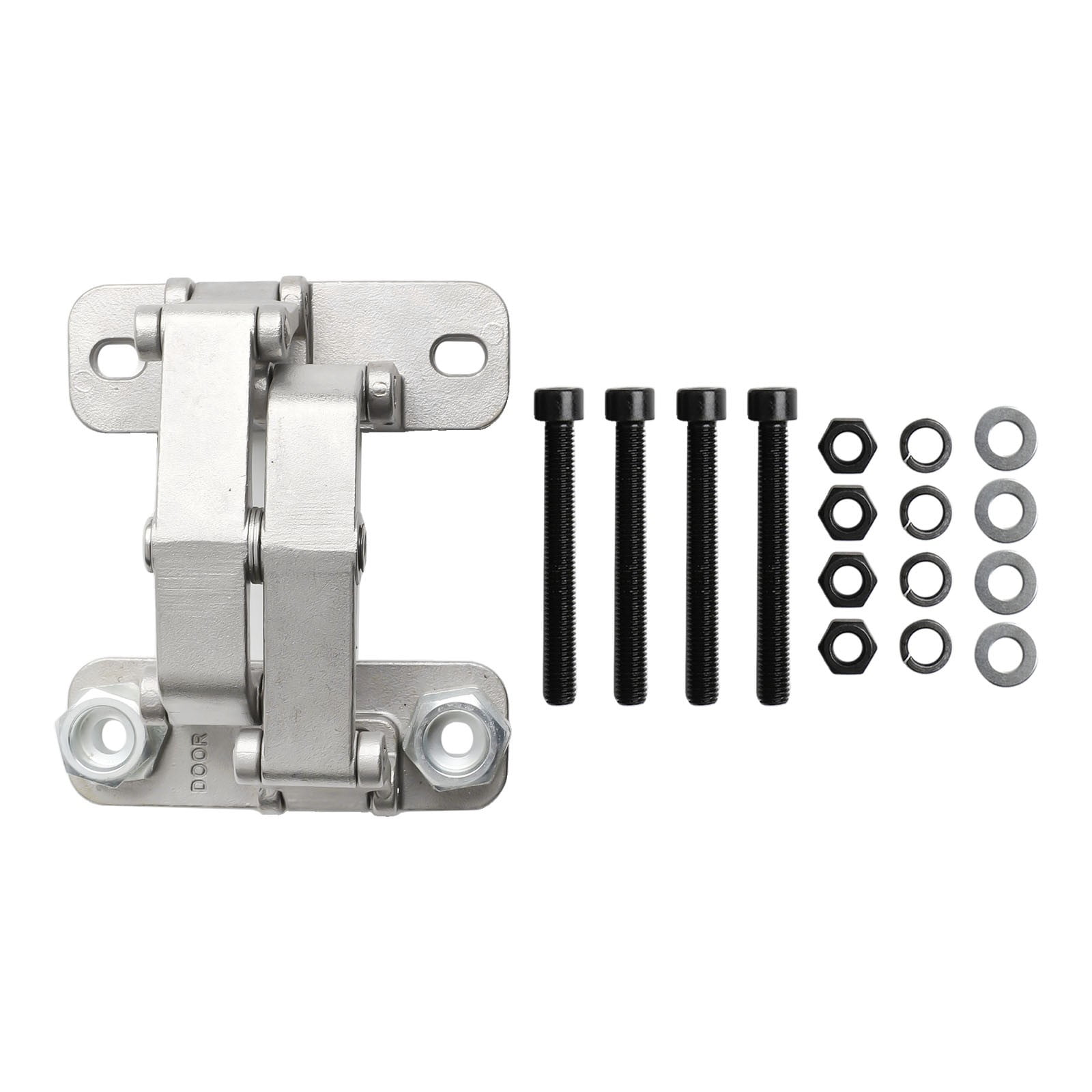 BAGUER Heavy Duty Stainless Steel Stone Door Hinge Open Invisible Fire ...