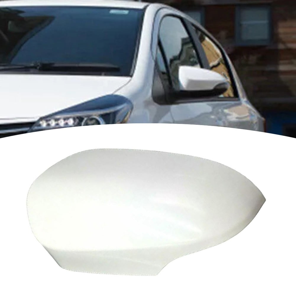 BAGUER Left Side Wing Mirror Cover Cap Gloss Black White For Toyota for ...