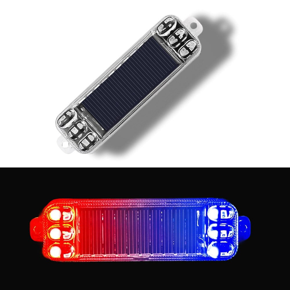 BAGUER Motorcycle Solar Light Car Rear Collision Prevention Strobe ...