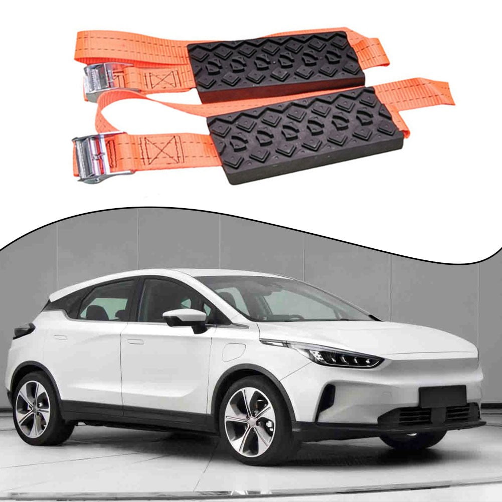 BAGUER PU Anti-Slip Car Tire Traction Blocks Tire Chain Straps for Snow ...