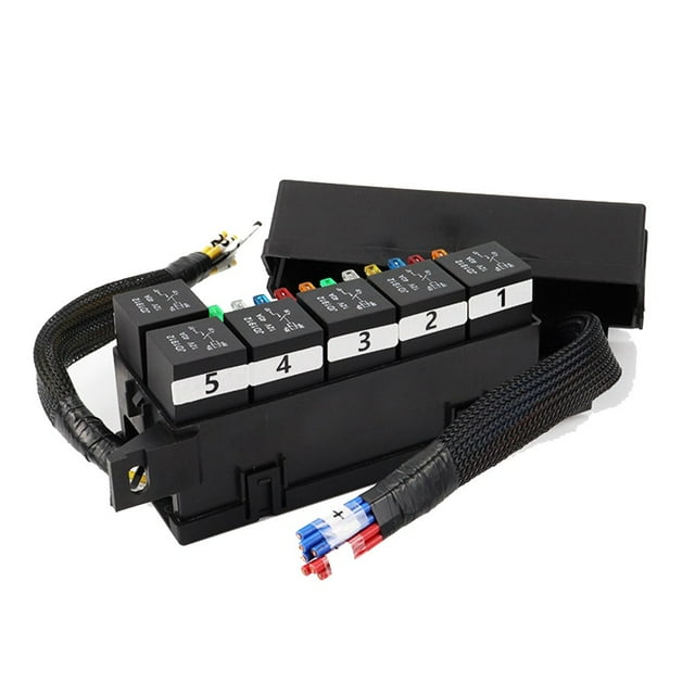 BAGUER Pre-Wired 12V Relay Fuse Box Blocks Kit with 6Pcs 4Pin 40A ...