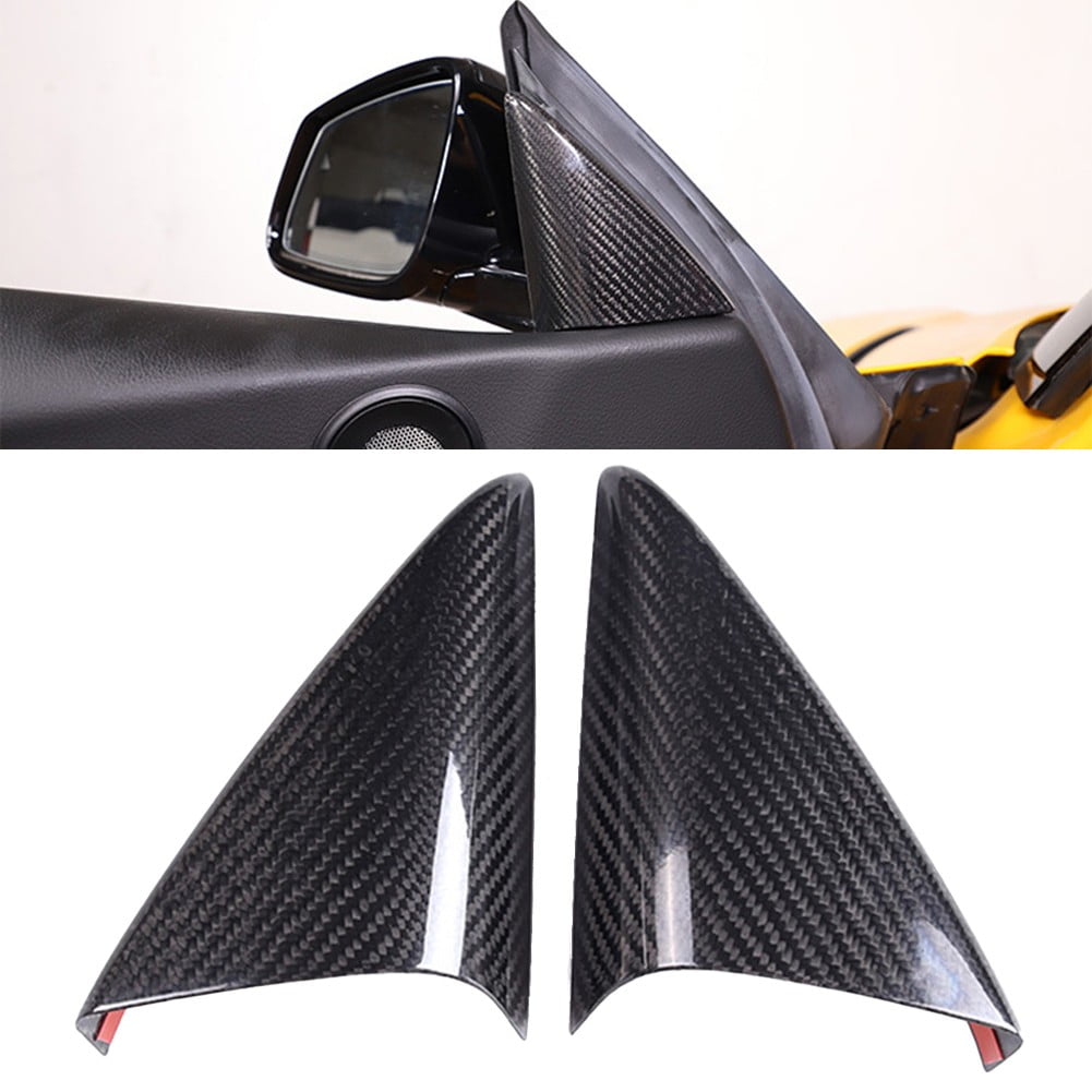 BAGUER Real Carbon Fiber Interior A-pillar Panel Trim cover for Supra ...