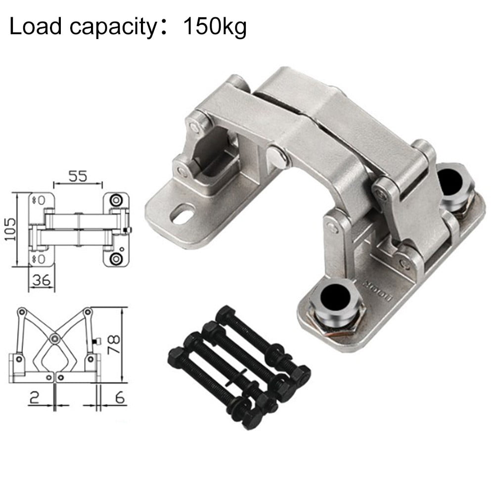 BAGUER Stainless Steel Hinge 180 Degree Angle Door Fire Hydrant Stone ...