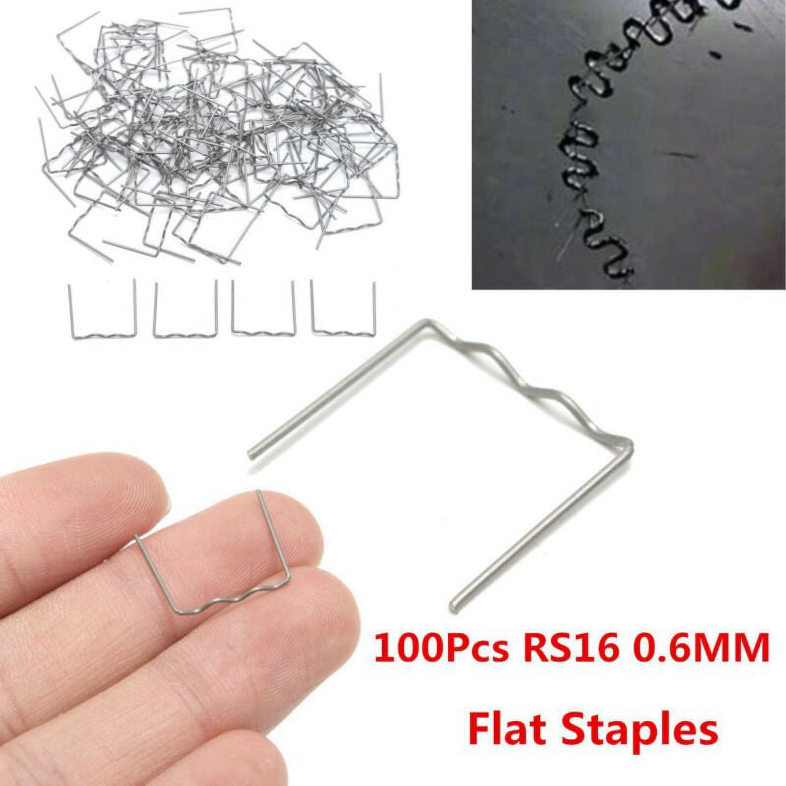 BAGUER Stapler Flat Staples Staples Torch 0.6mm 100Pcs Hot Stainless ...