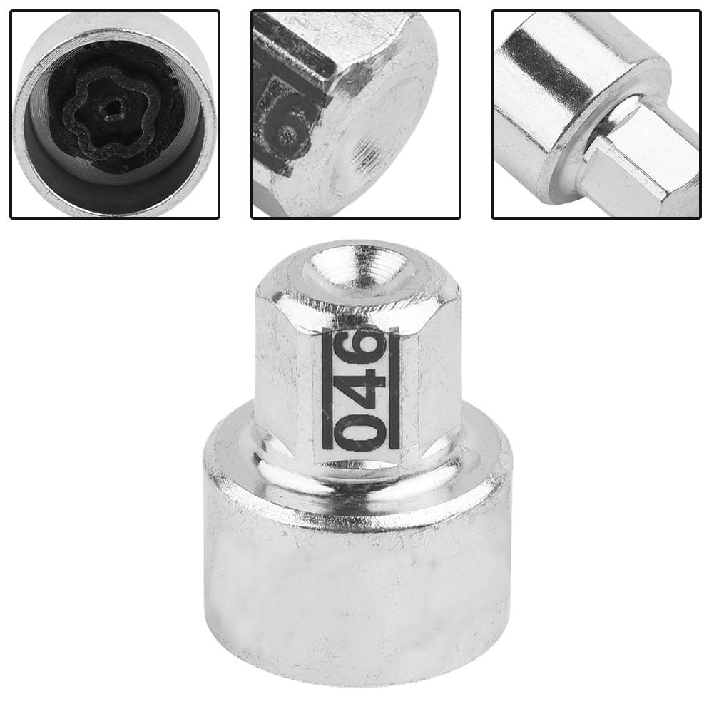 Baguer Tire Wheel Lock Anti Theft Screw Bolt 46 Key Socket For Bmw F20