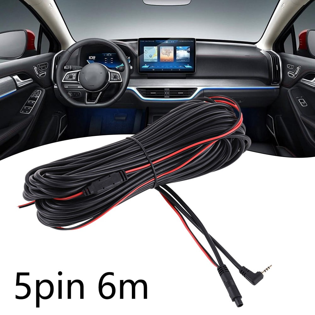 BAGUER Universal Car Dvr Backup Rear View Camera Extension Cable 5-Pin ...