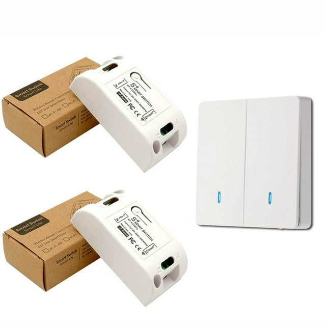 BAGUER Wireless Wall Light on Off Switch Push Button Home Remote ...