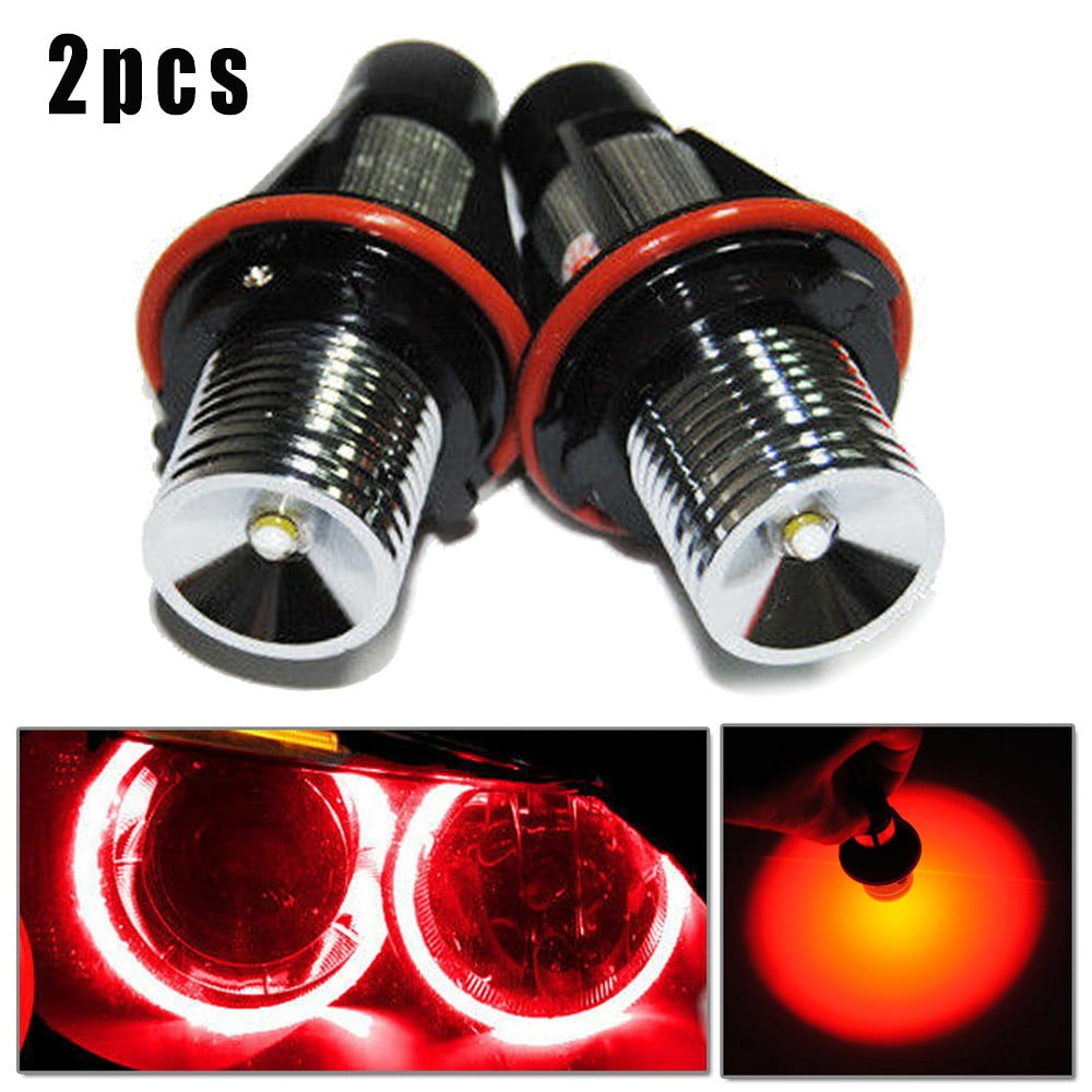 BAGUER for E39 E60 E53 E65 E83 X3 E53 Auto Red Angel Eye Led Marker ...