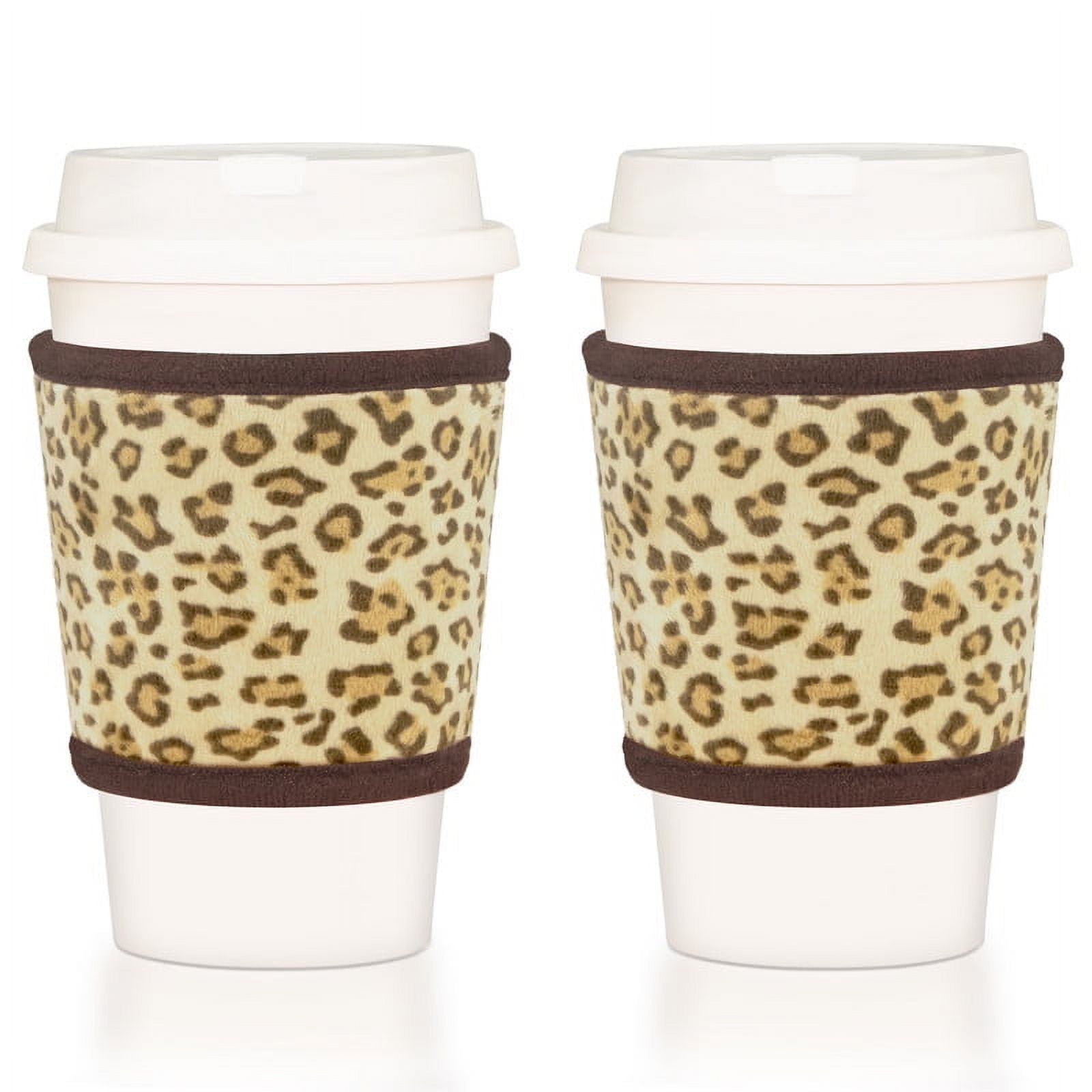 BAGnoREGio Soft Crystal Velvet Coffee Sleeve 2-Pack, Reusable Insulated ...