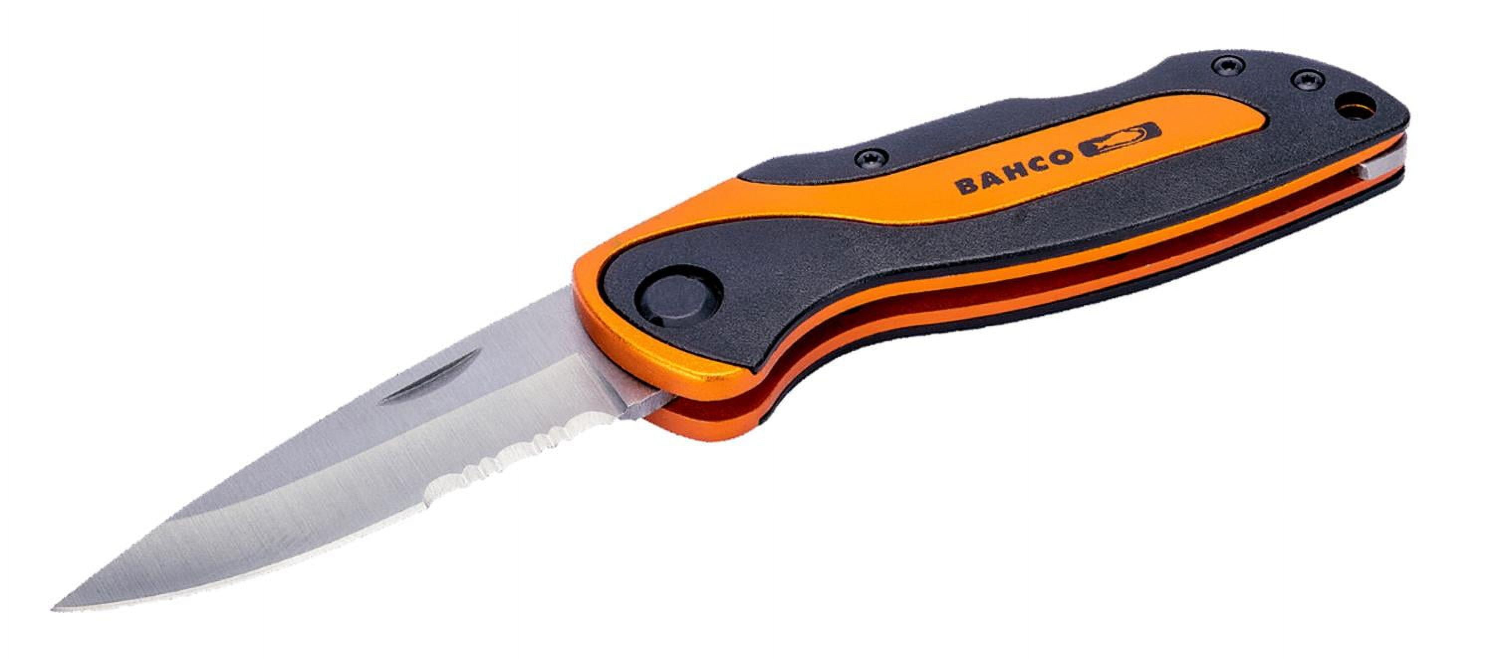 BAHCO® Foldable Sports Knife, 3" Stainless Steel Blade With Serrated ...