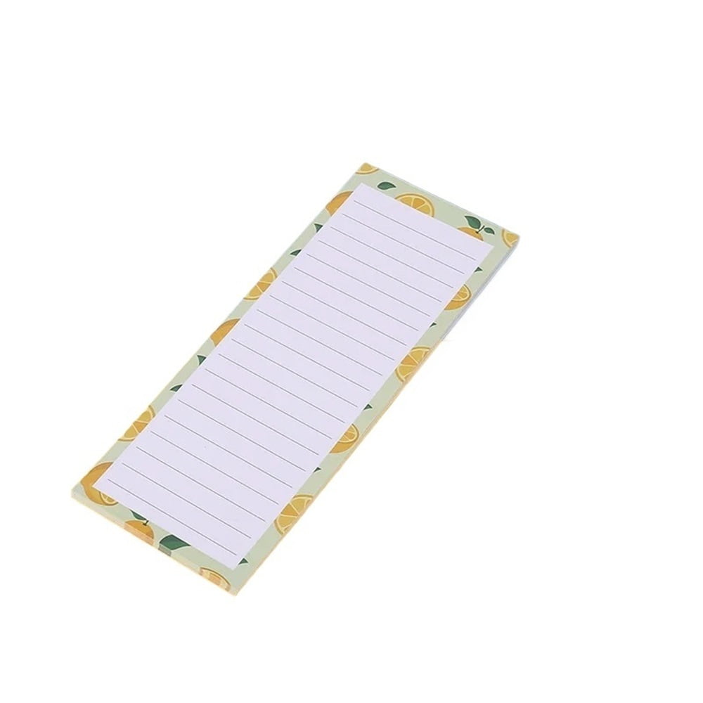 BAI 50 Sheets kawaii Fruit Magnetic Refrigerator Memo pad Notepads Planner Note Pad To Do List ...