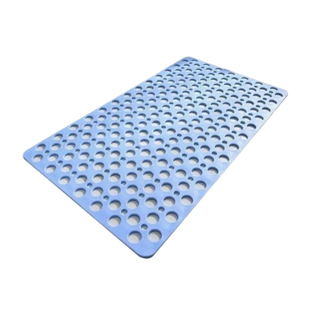 BAIANNAN Bath Mat With Drain Holes Non Slip Bath Mat Easy Clean Bathtub ...