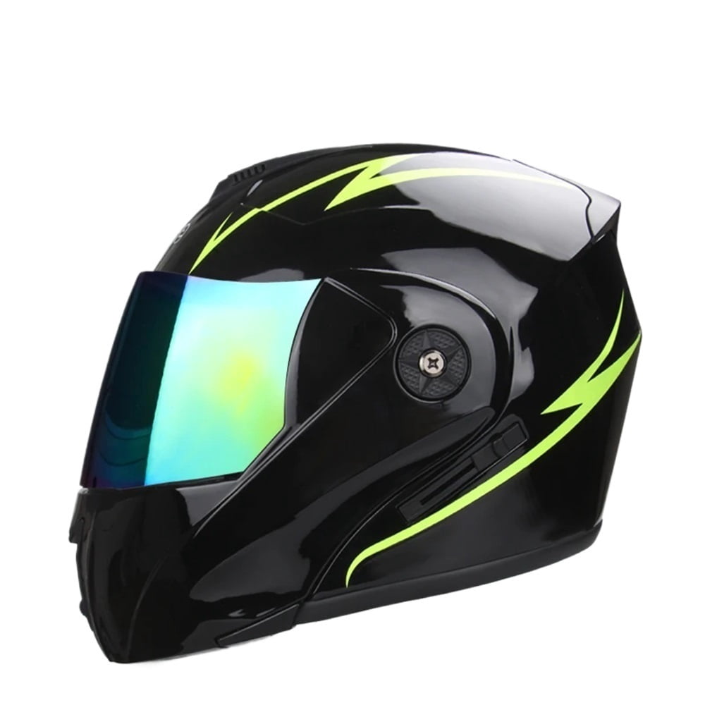BAIANNAN Certification Motorcycle Helmet Double Lens Cross Section ...