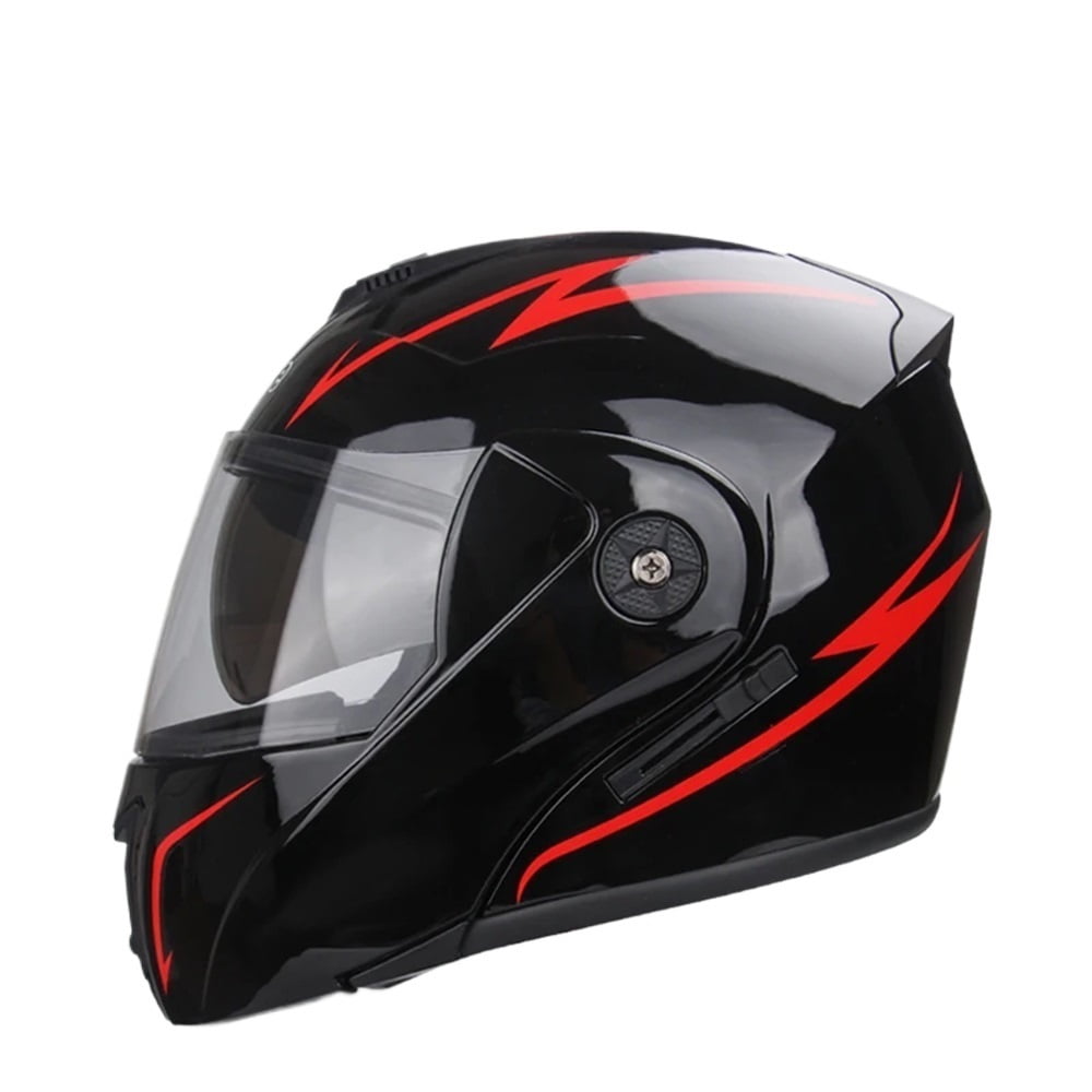 BAIANNAN Certification Motorcycle Helmet Double Lens Cross Section ...