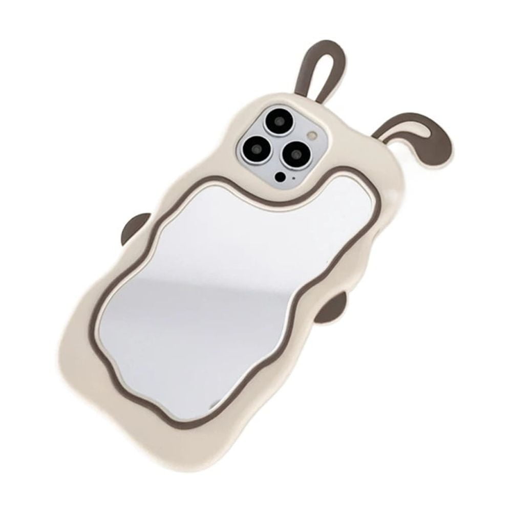 BAIANNAN Cute Bunny Ears Mirror Phone Case For iPhone 16 15 14 Plus 13 ...