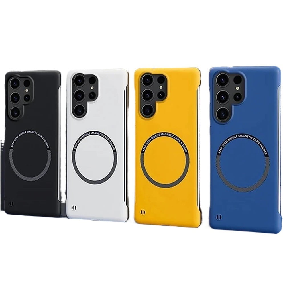 BAIANNAN Hard PC Frameless Magnetic Phone Case For Samsung Galaxy S23 S22 S21 S20 FE Plus NOTE ...