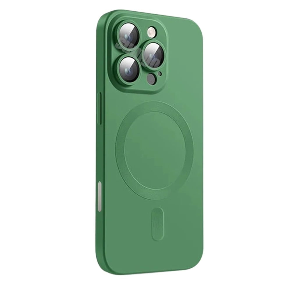 BAIANNAN Luxury 16 Black Magsafe Magnetic Case for iPhone 16 15 14 13 12 11 Pro Max Plus Soft ...