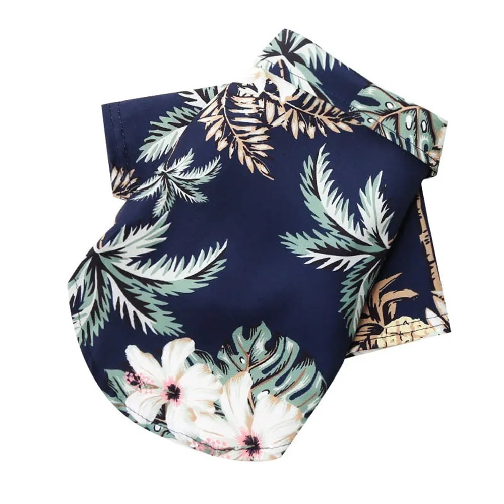 BAIANNAN Small and medium-sized dog beach pineapple shirt Hawaiian pet ...