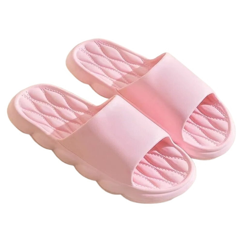 BAIANNAN Summer Slippers Women Lightweight Home Anti Slip Bathroom ...