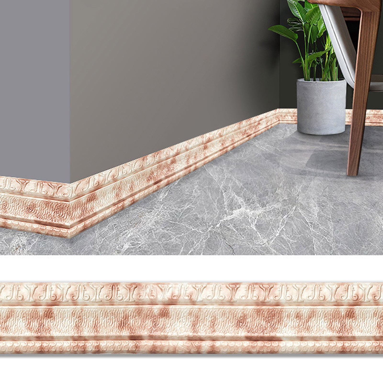 Bailanku 3d Wall Edging Strip Self Adhesive Self Adhesive Flexible
