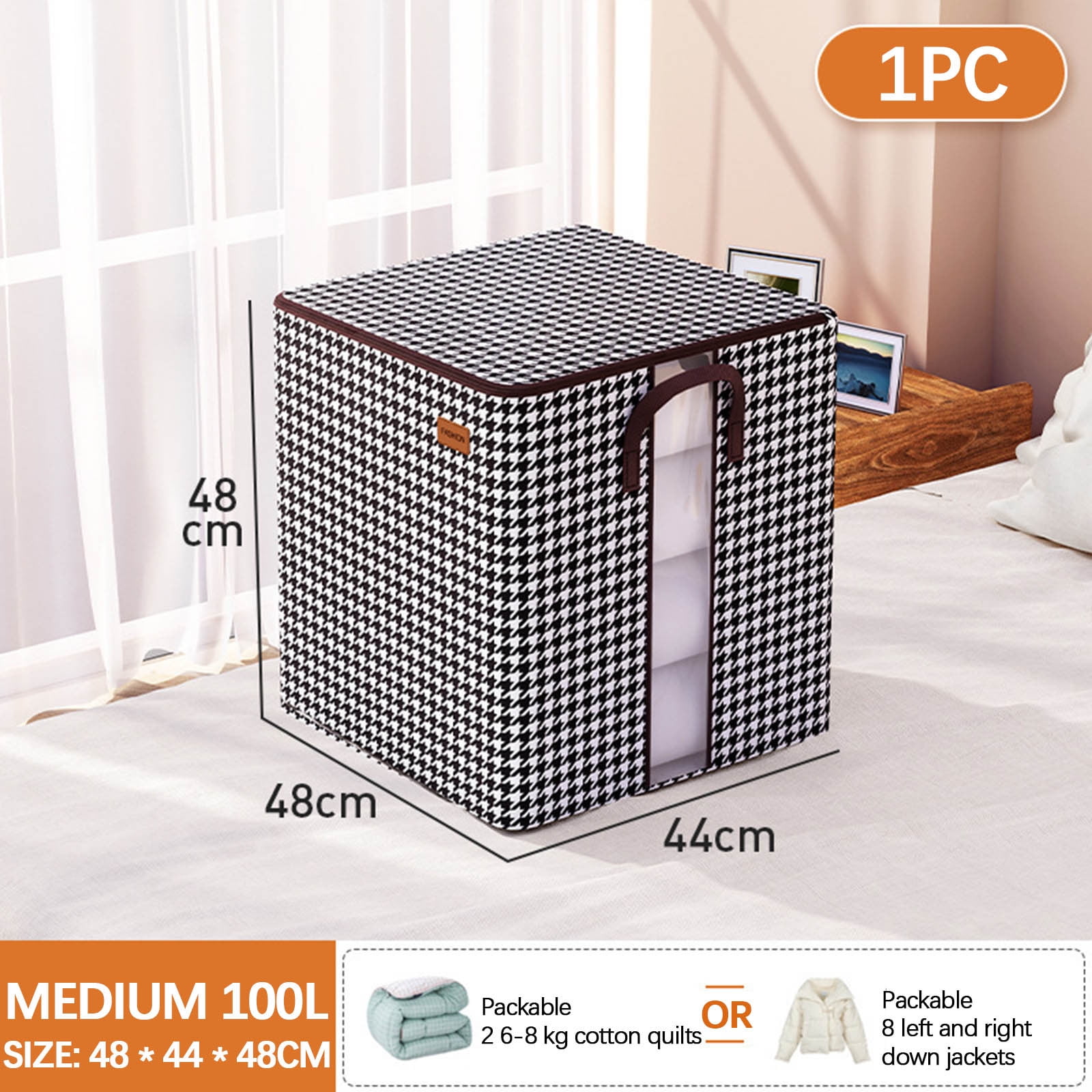 BAILANku Clothes Storage Bag, Wardrobe Sorting Storage Box, Clear ...