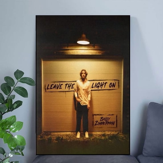 BAILEY ZIMMERMAN Leave The Light On Cover Poster Size 24''x36'' Googate ...